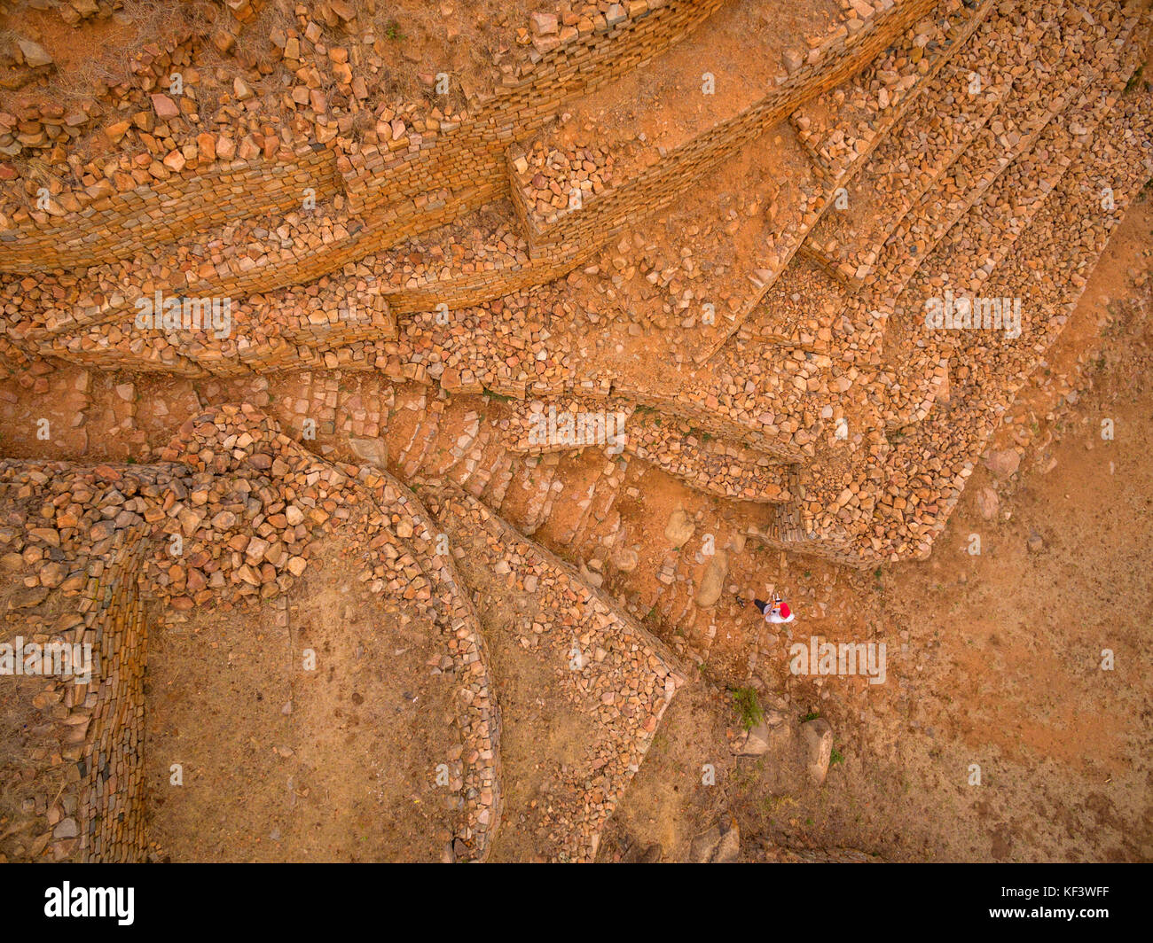 An aerial view of Zimbabwe's Khami Ruins Stock Photo - Alamy