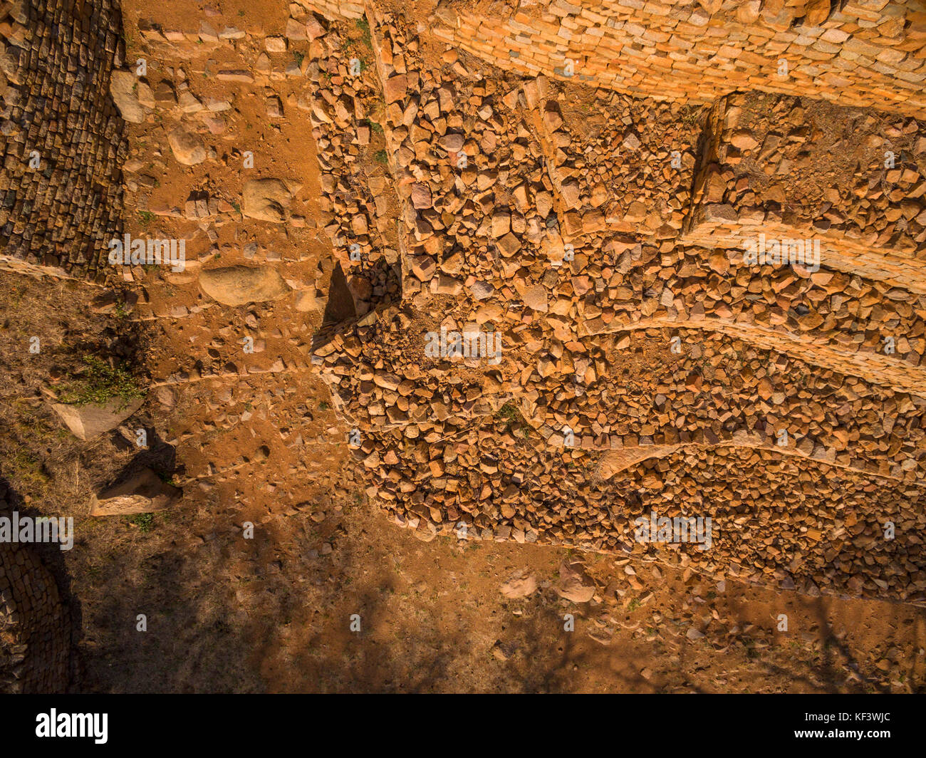 An aerial view of Zimbabwe's Khami Ruins Stock Photo - Alamy