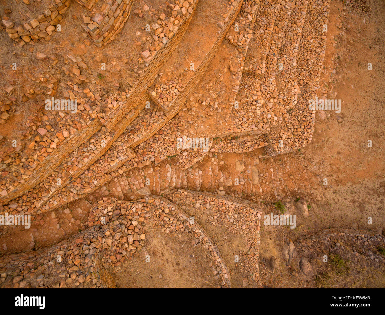 An aerial view of Zimbabwe's Khami Ruins Stock Photo - Alamy