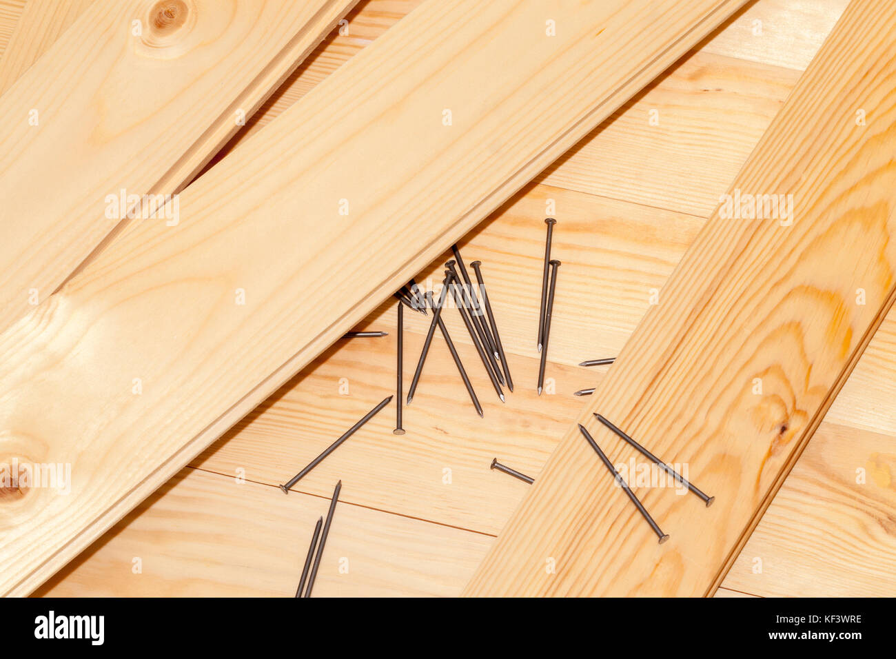 boards and nails Stock Photo - Alamy