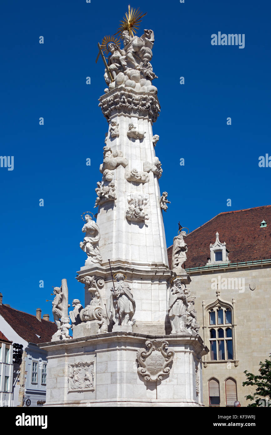 Holy Trinity Statue Castle District Budapest Hungary Stock Photo - Alamy