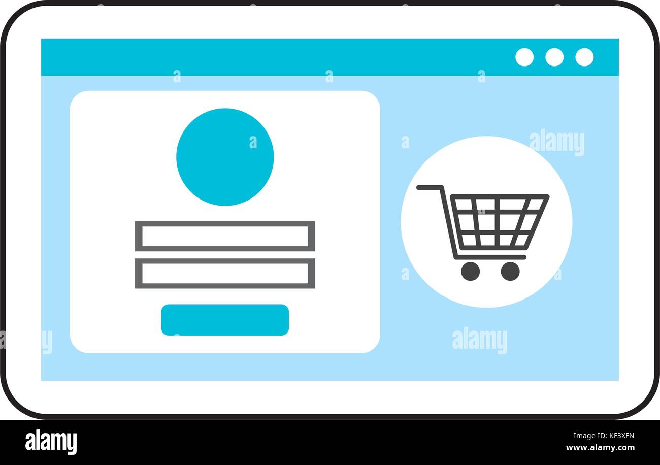 website page online shopping access store Stock Vector Image & Art - Alamy