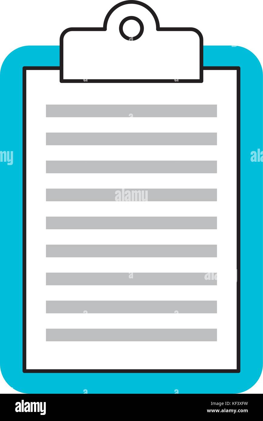 business clipboard paper report document Stock Vector Image & Art - Alamy