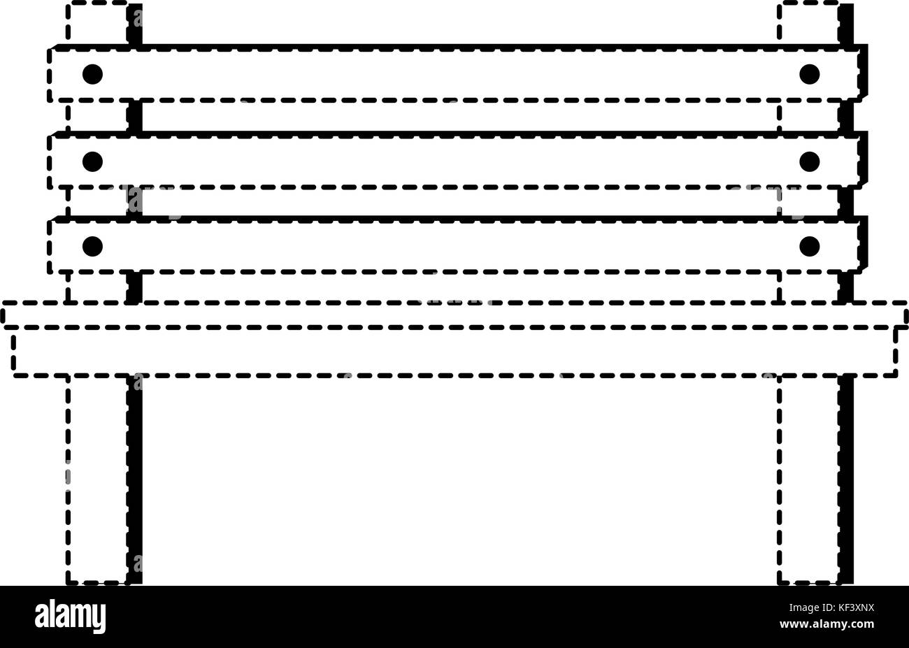 wooden park chair icon vector illustration design Stock Vector Image ...