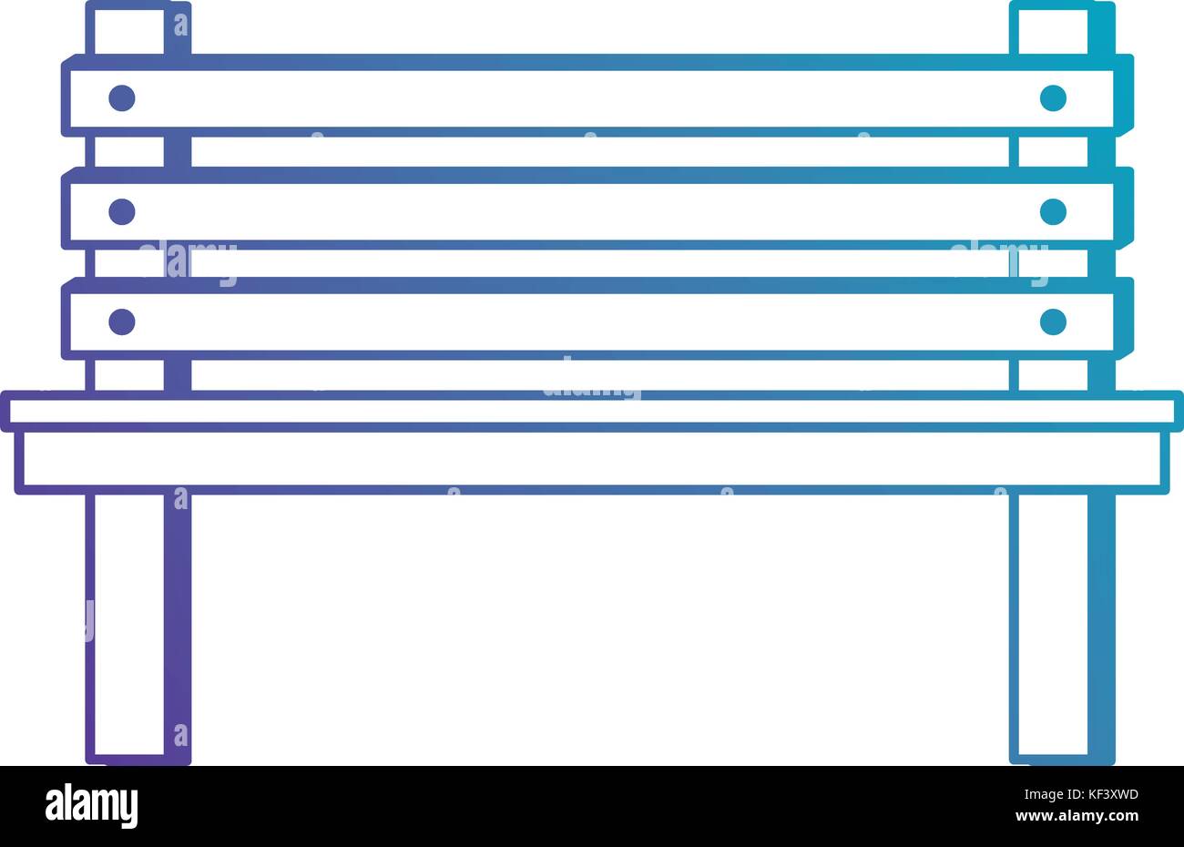 wooden park chair icon vector illustration design Stock Vector Image ...