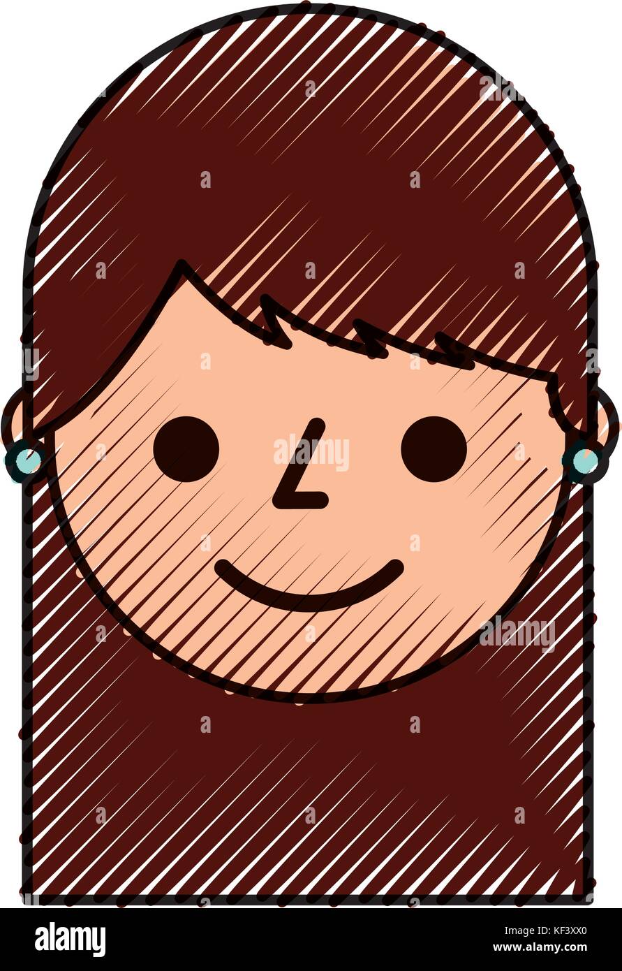 young woman profile female character image Stock Vector Image & Art - Alamy