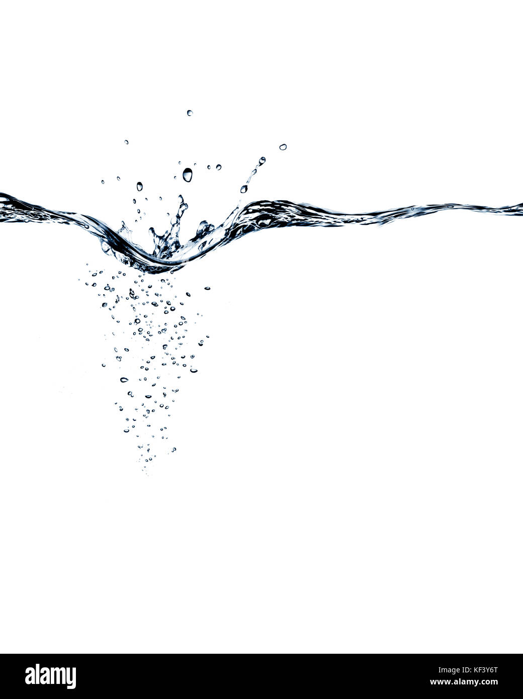 Water splash on lake Cut Out Stock Images & Pictures - Alamy