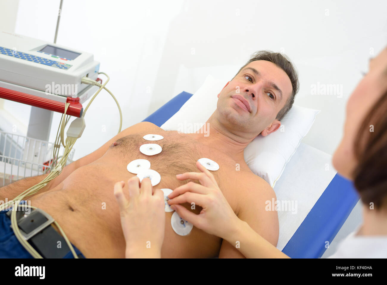 heart examination procedure Stock Photo - Alamy