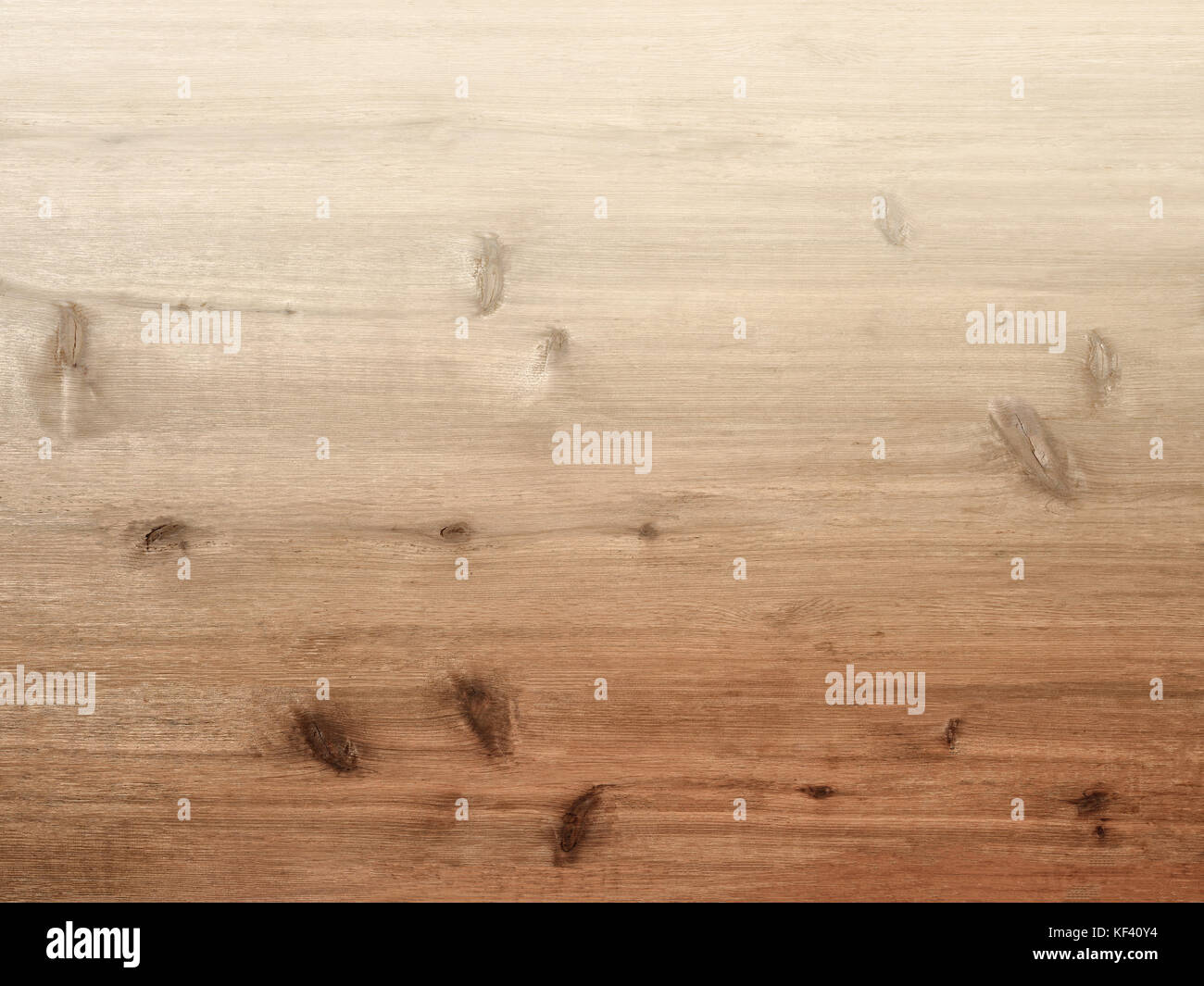 Rustic warm light brown wood board background with knots and grain ...