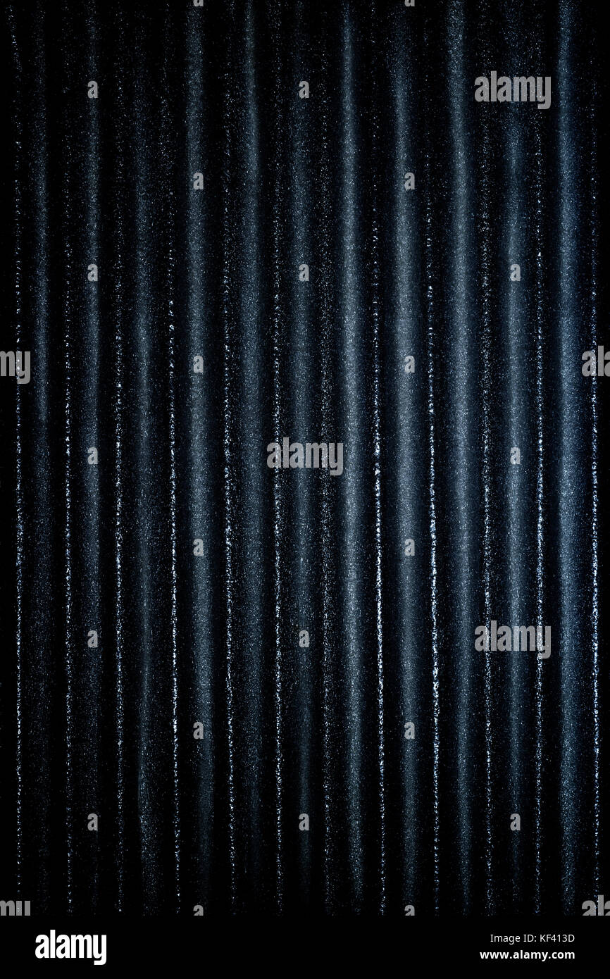 Dark blue corrugated metallic texture industrial abstract pattern ...