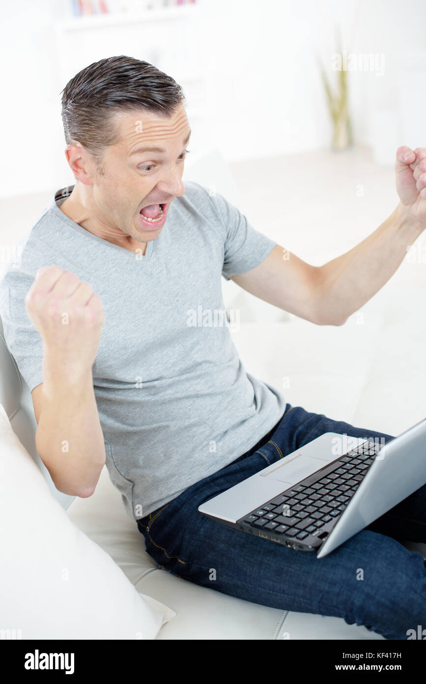 Exited at home hi-res stock photography and images - Alamy