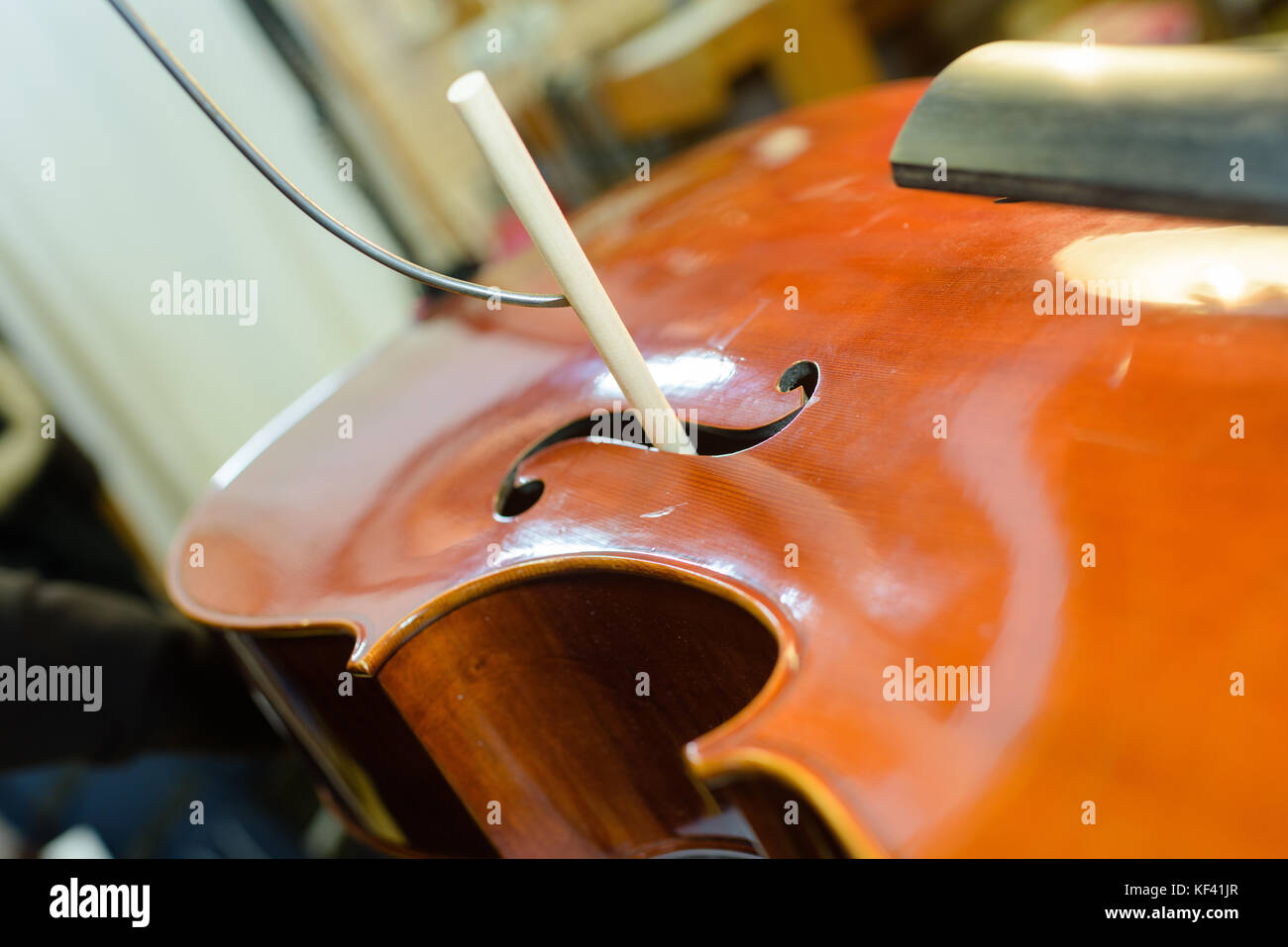 string instrument being repaired Stock Photo - Alamy