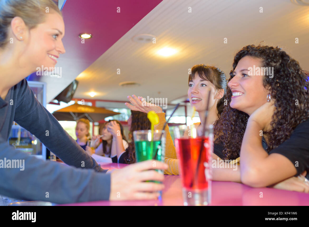 Women socialising hi-res stock photography and images - Alamy