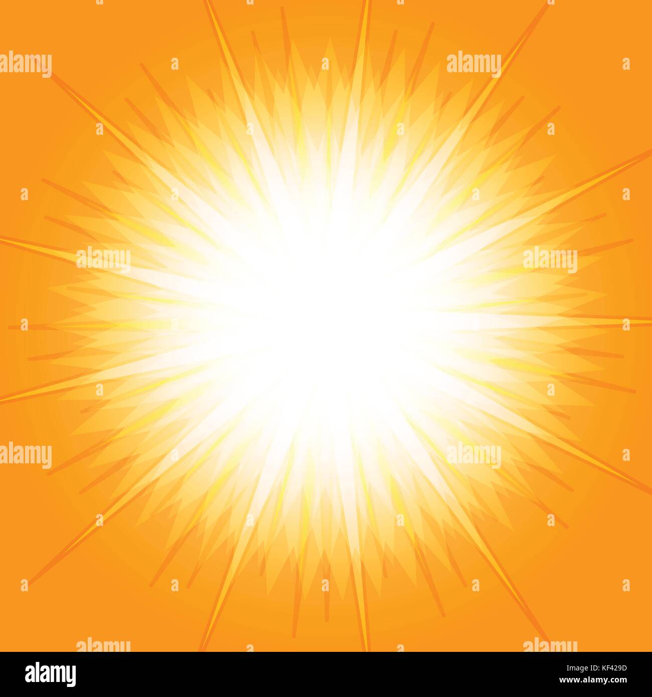 Orange star burst for abstract background design concept Stock Vector ...
