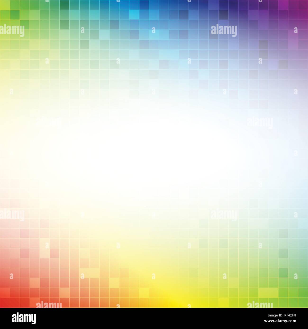 Colorful rainbow square grid mosaic hi-res stock photography and images ...