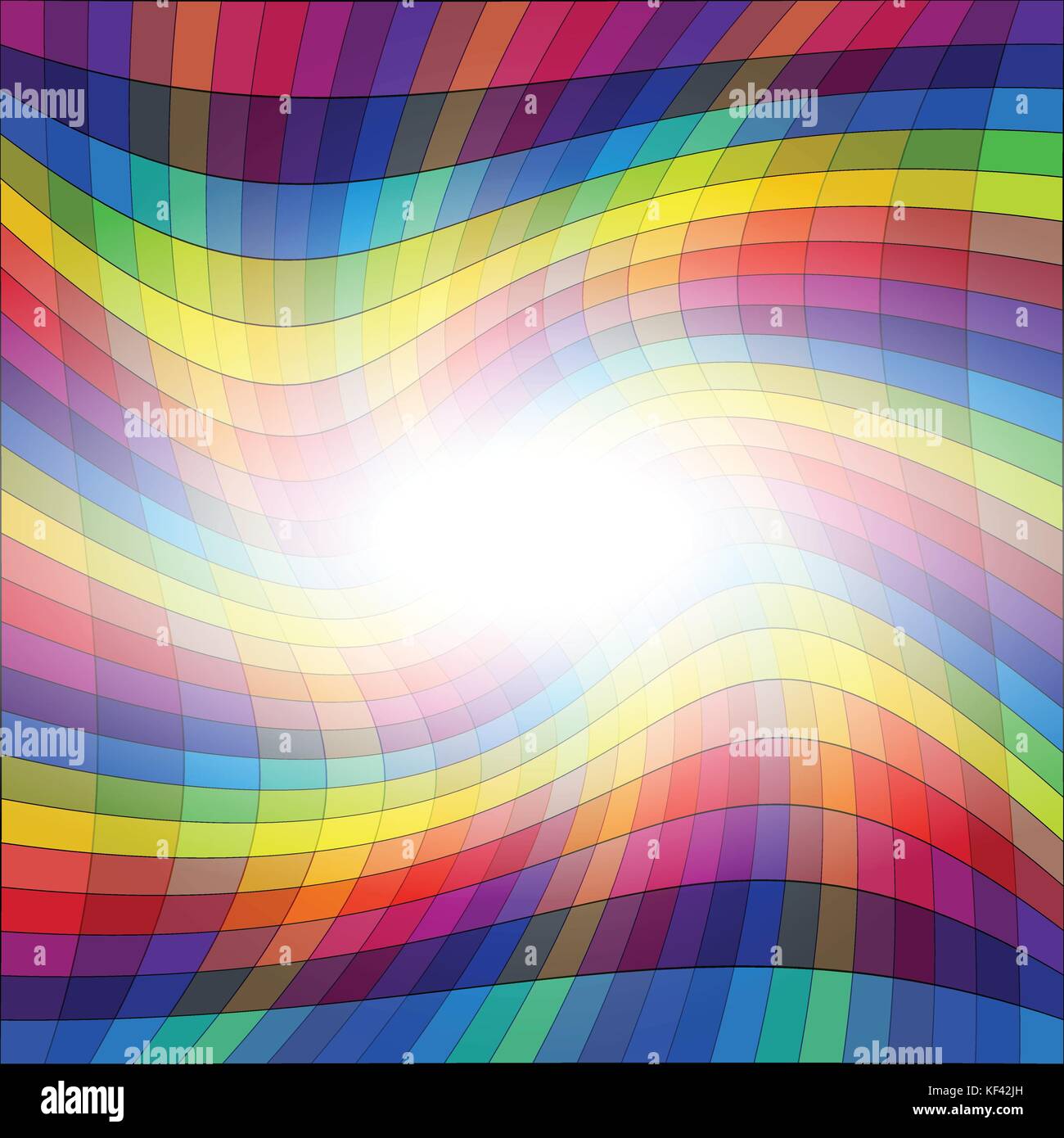Twisted rainbow stripe abstract background Stock Vector Image & Art - Alamy