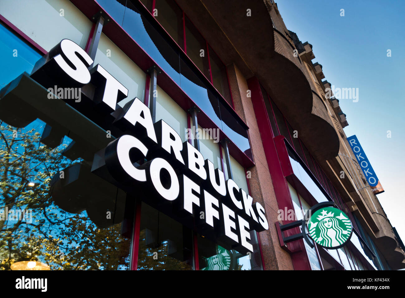 Starbucks coffee shop in prague hi-res stock photography and images - Alamy
