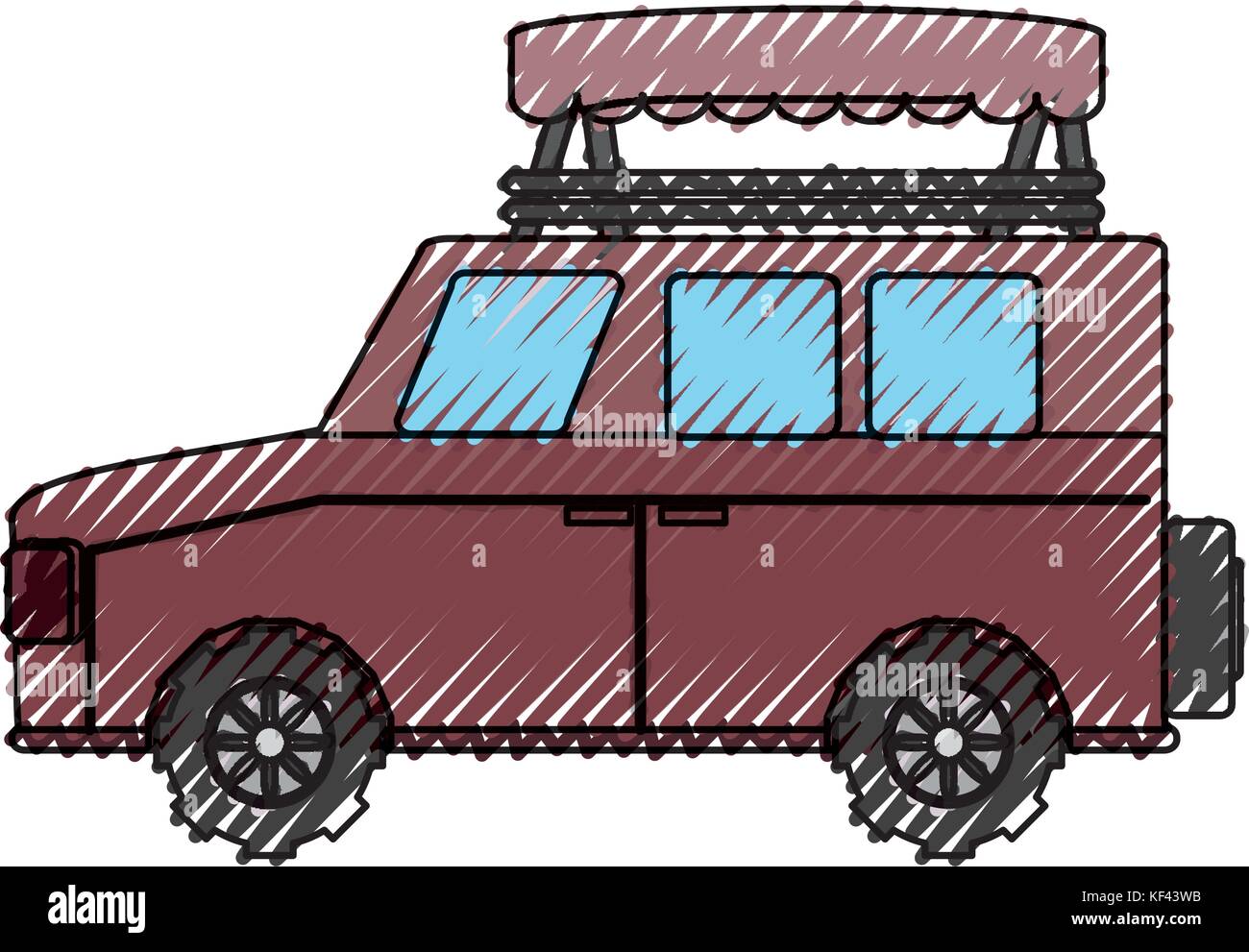 safari vehicle vector illustration Stock Vector Image & Art - Alamy