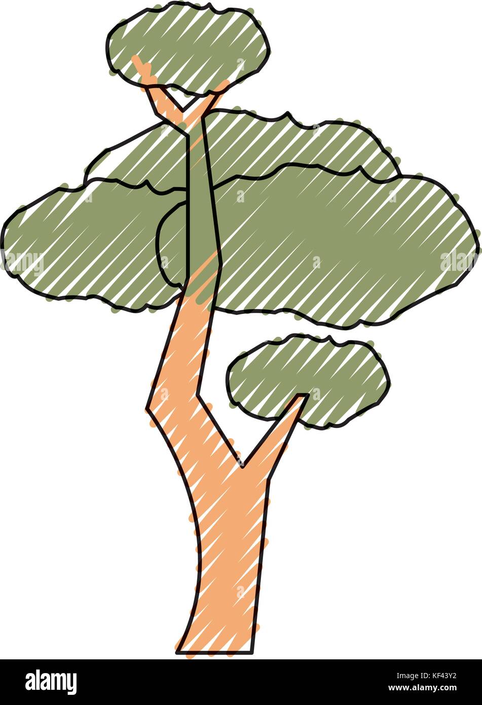 tree vector illustration Stock Vector Image & Art - Alamy