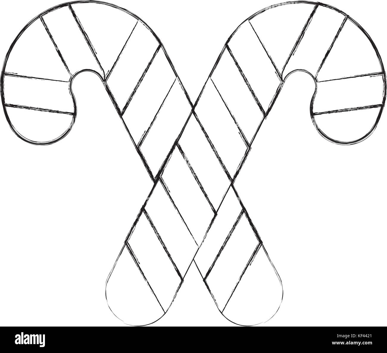 christmas two candy cane mint sweet Stock Vector Image & Art - Alamy