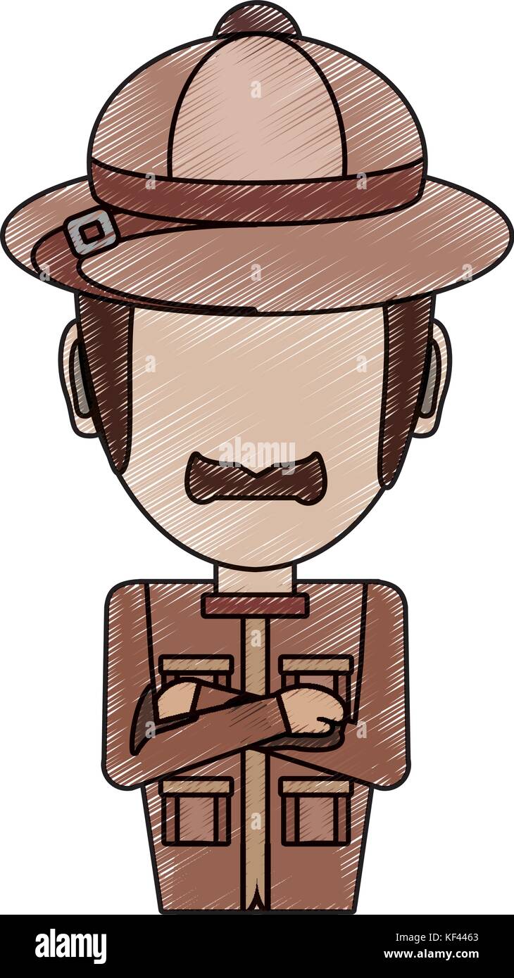 safari man vector illustration Stock Vector Image & Art - Alamy