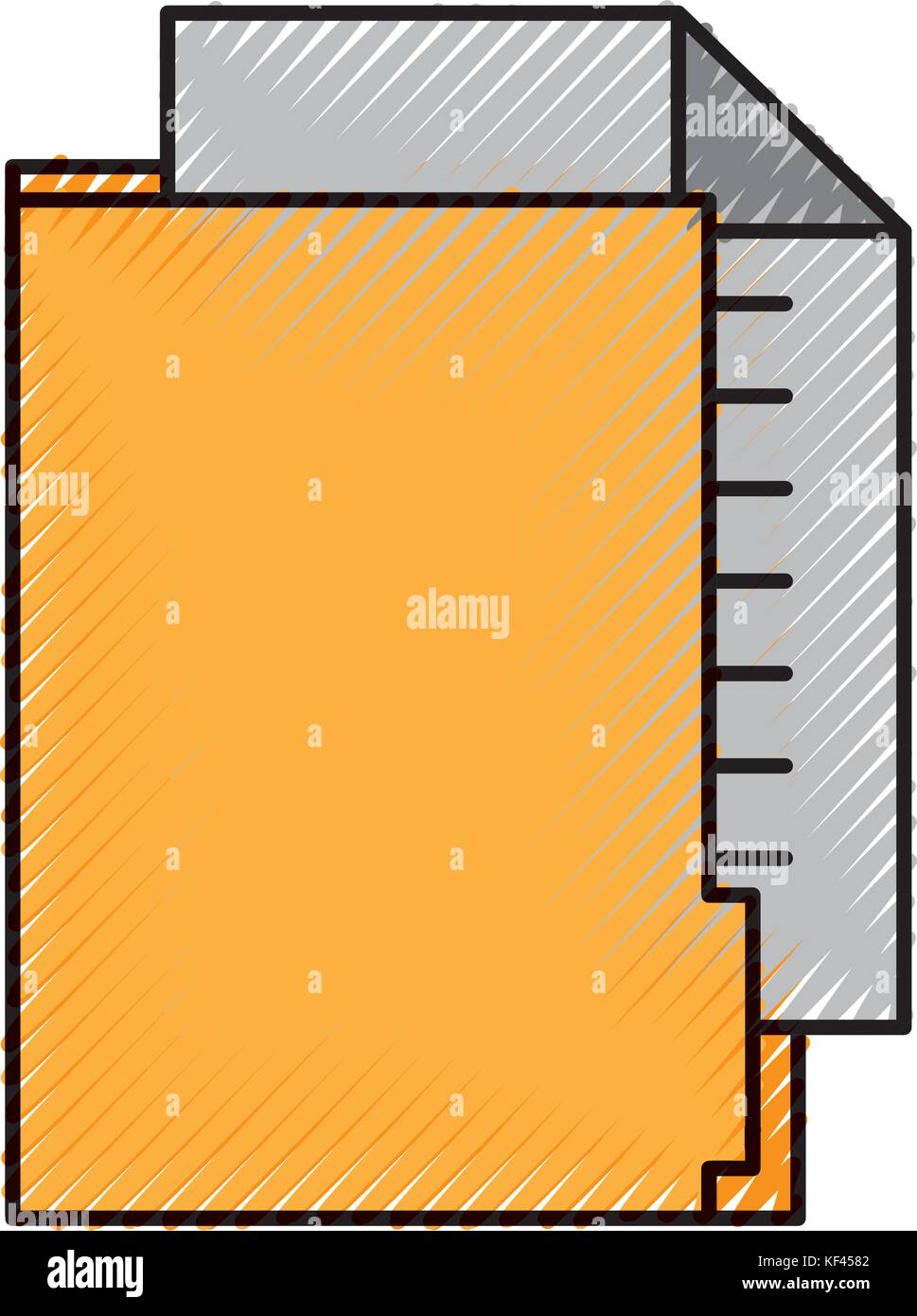 Dossier of paper Stock Vector Images - Alamy