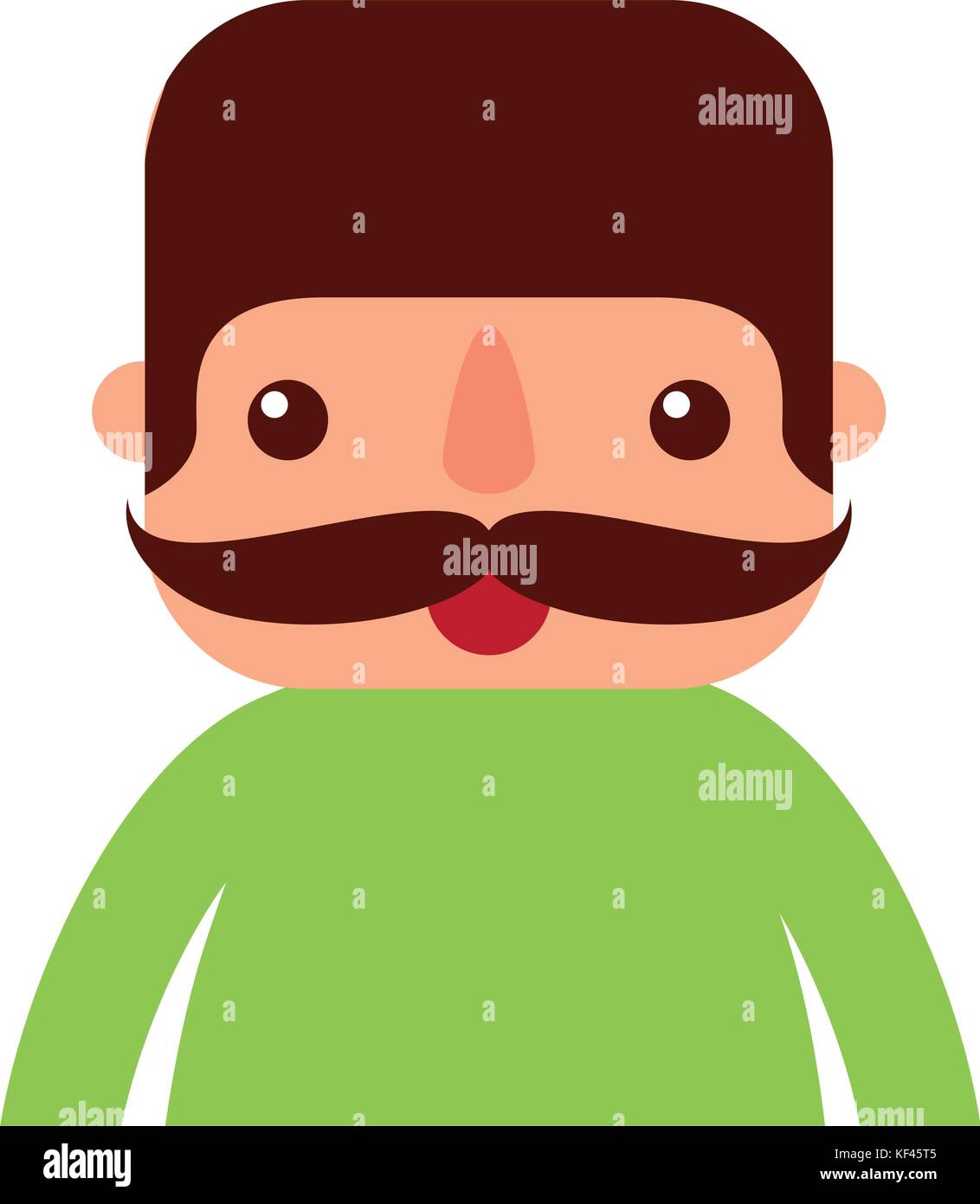 happy mexican man profile cartoon image Stock Vector Image & Art - Alamy