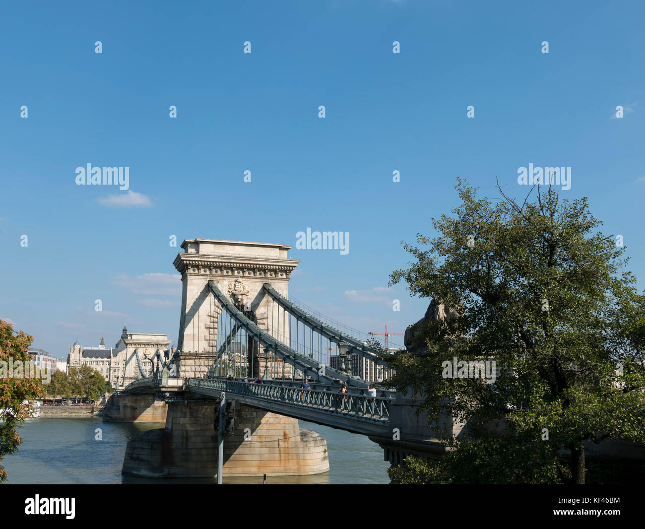 The Szechenyi Chain Bridge, Budapest, Hungary Stock Photo - Alamy