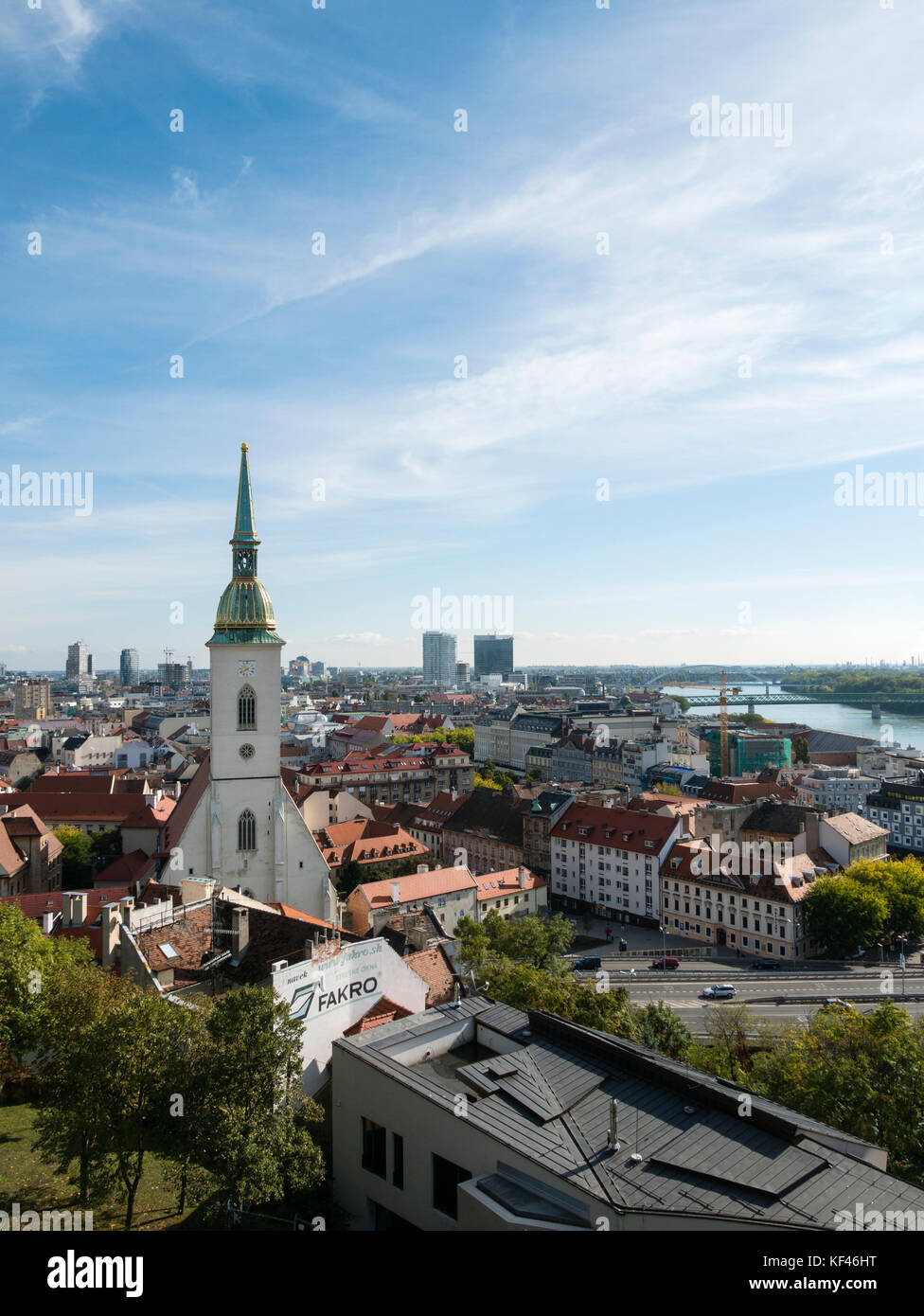 Bratislava aerial view slovakia hi-res stock photography and images - Alamy