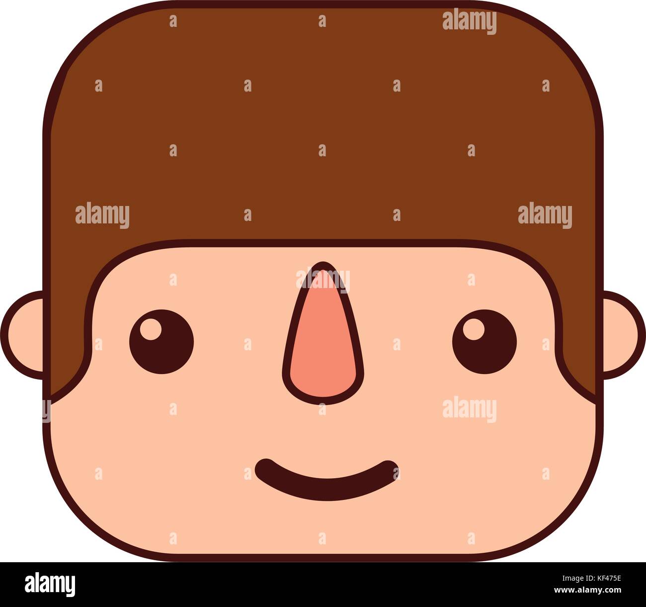 happy mexican man profile cartoon image Stock Vector Image & Art - Alamy