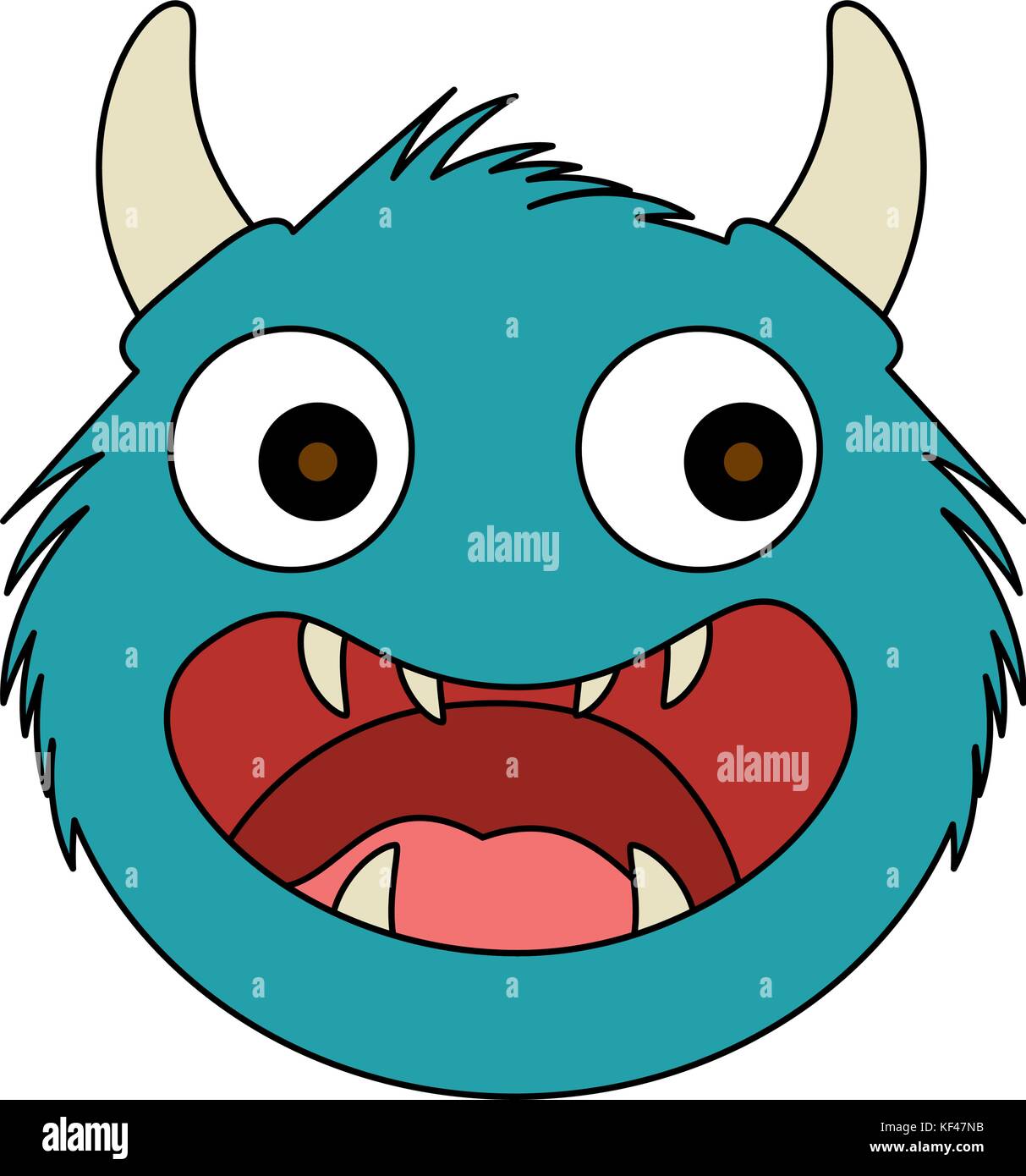 male furry monster character Stock Vector Image & Art - Alamy