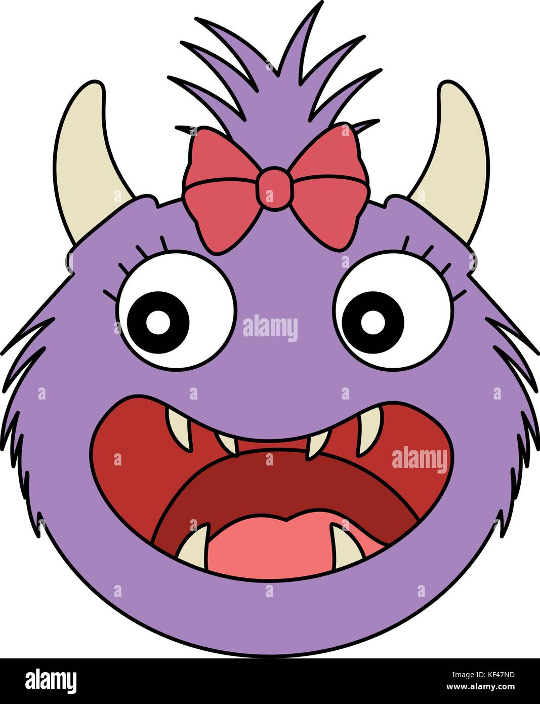 female furry monster character Stock Vector Image & Art - Alamy