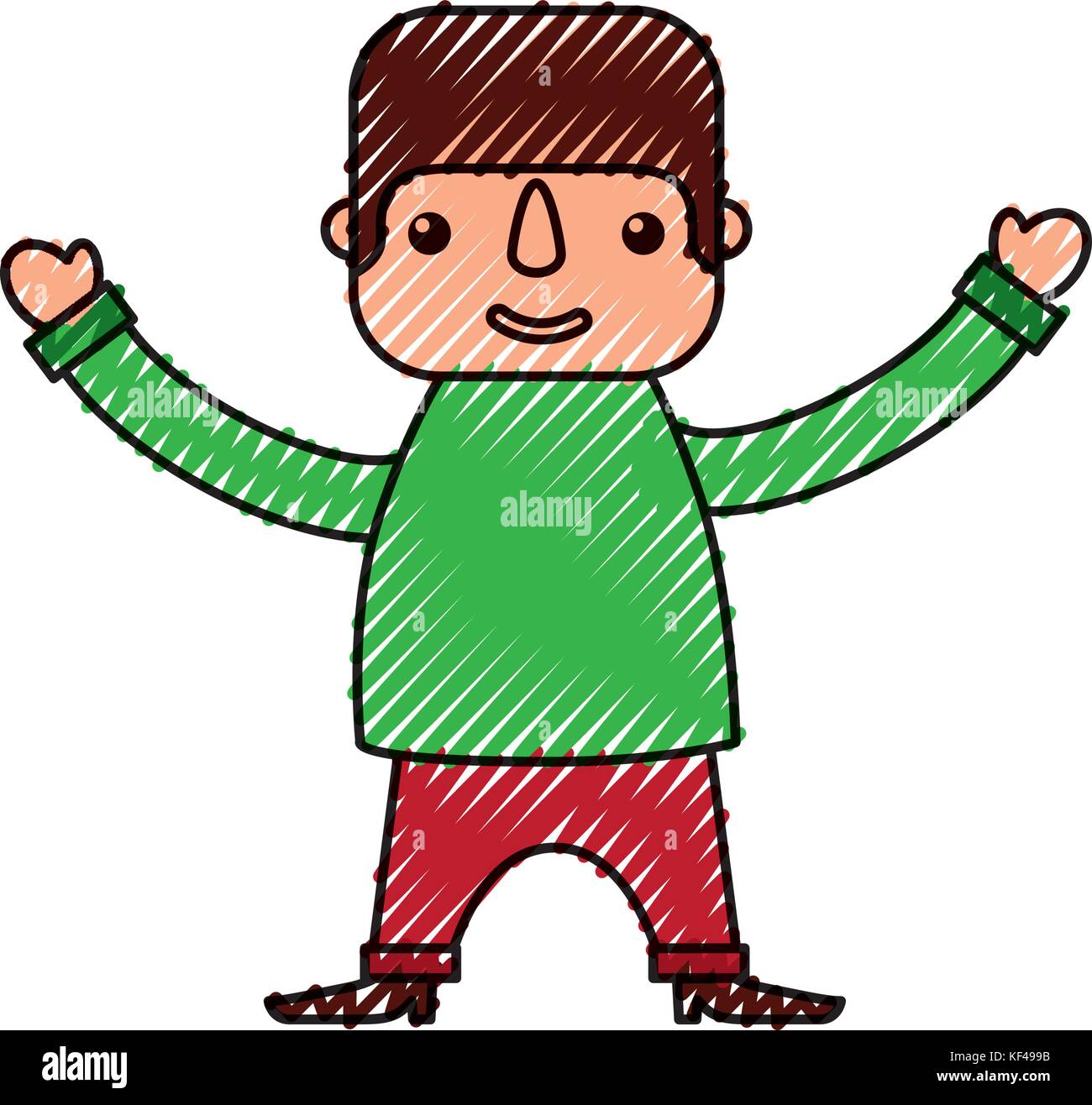 mexican man cartoon standing character Stock Vector Image & Art - Alamy