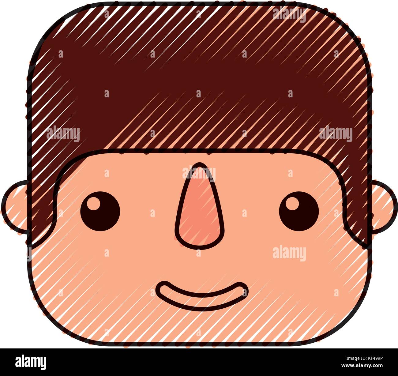 happy mexican man profile cartoon image Stock Vector Image & Art - Alamy