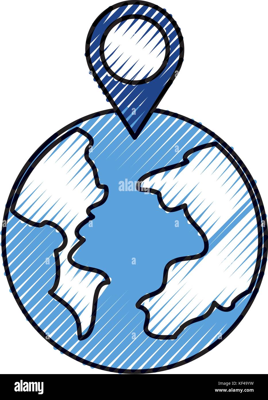 World locator map Stock Vector Images - Alamy