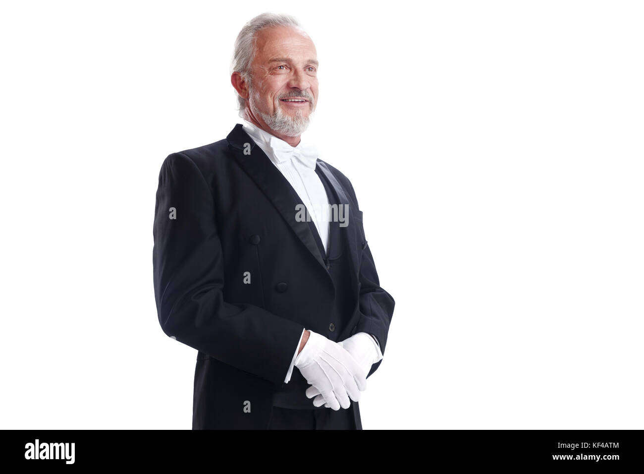 Footman butler hi-res stock photography and images - Alamy