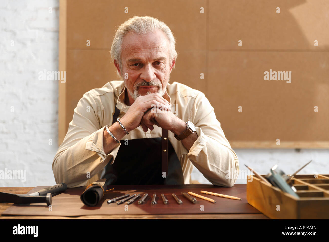 Old active craftsman hi-res stock photography and images - Alamy