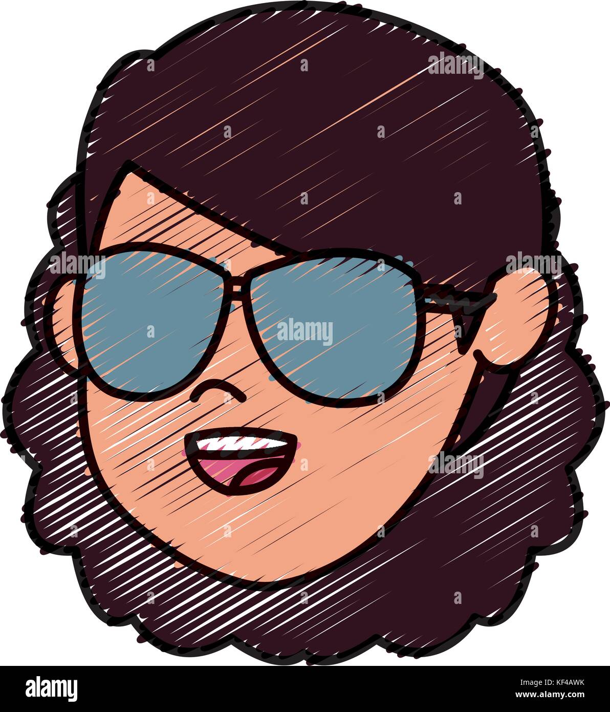 Girl cartoon face Stock Vector Image & Art - Alamy