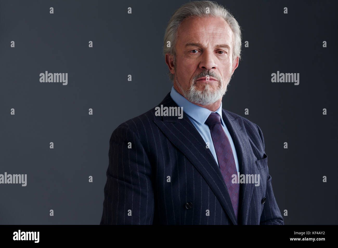 Authoritative business elderly men Stock Photo - Alamy