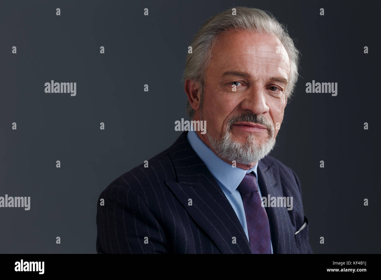 Authoritative business elderly men Stock Photo - Alamy