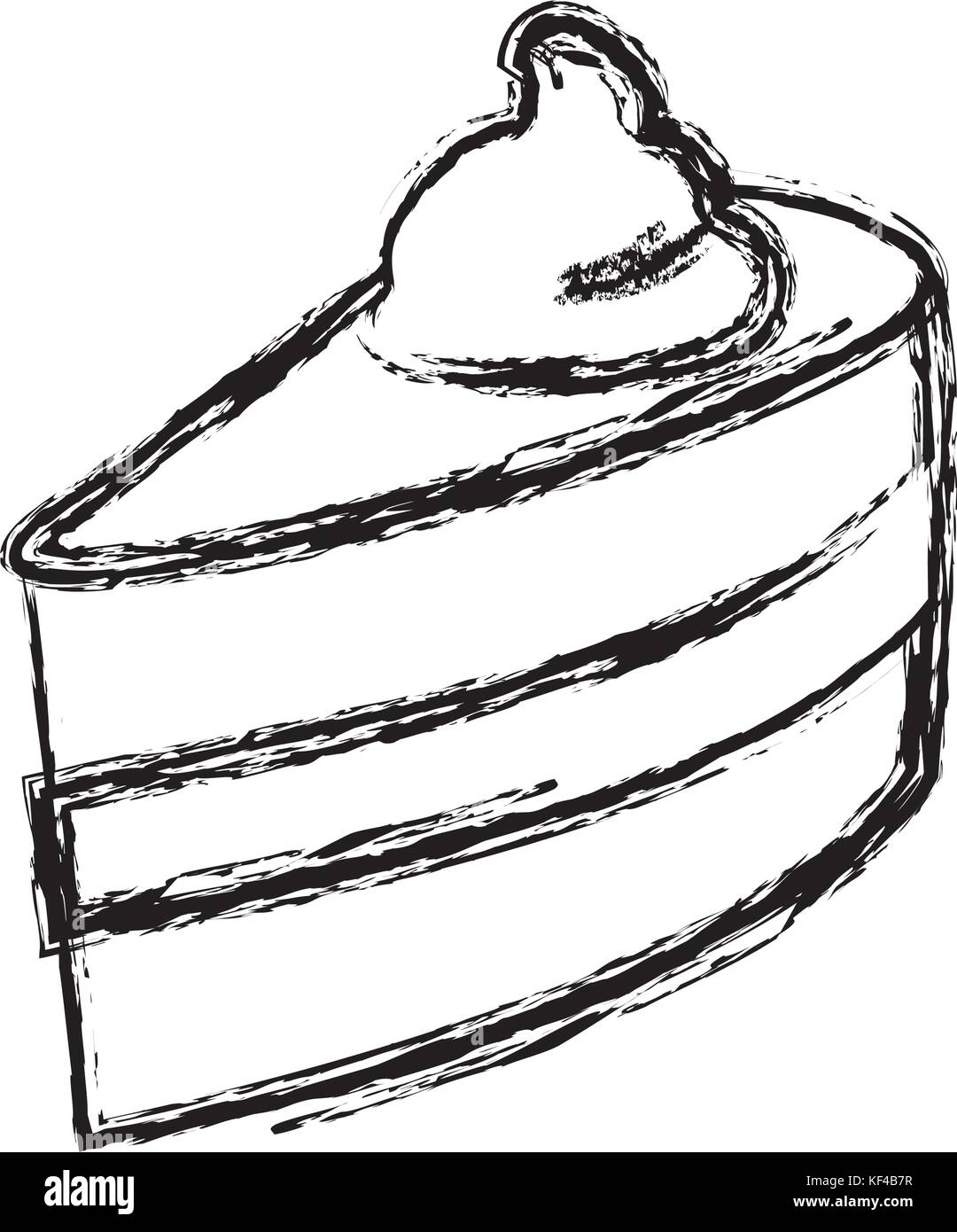 Piece of cake Stock Vector Image & Art - Alamy