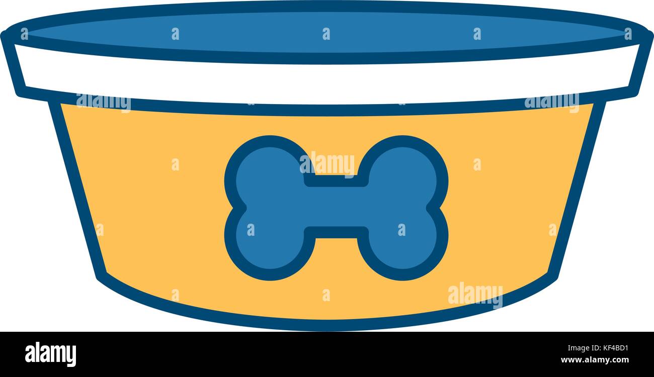 Dog dish food Stock Vector Image & Art - Alamy