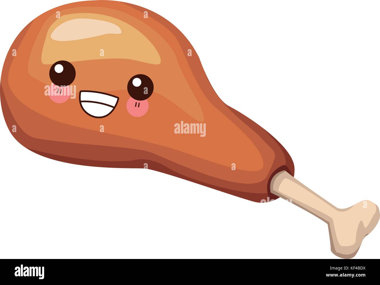 Cartoon Chicken Dinner