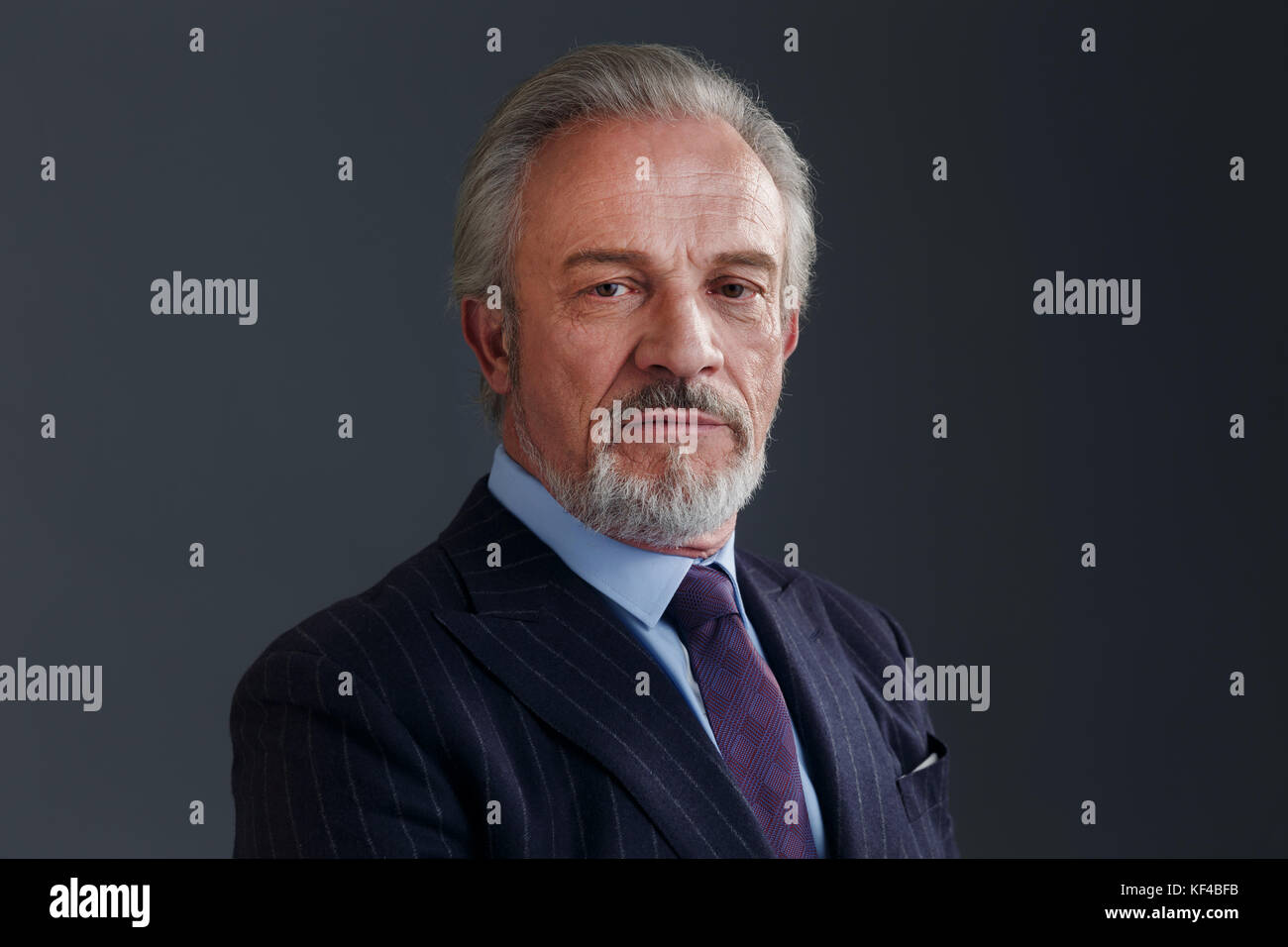 Authoritative business elderly men Stock Photo - Alamy