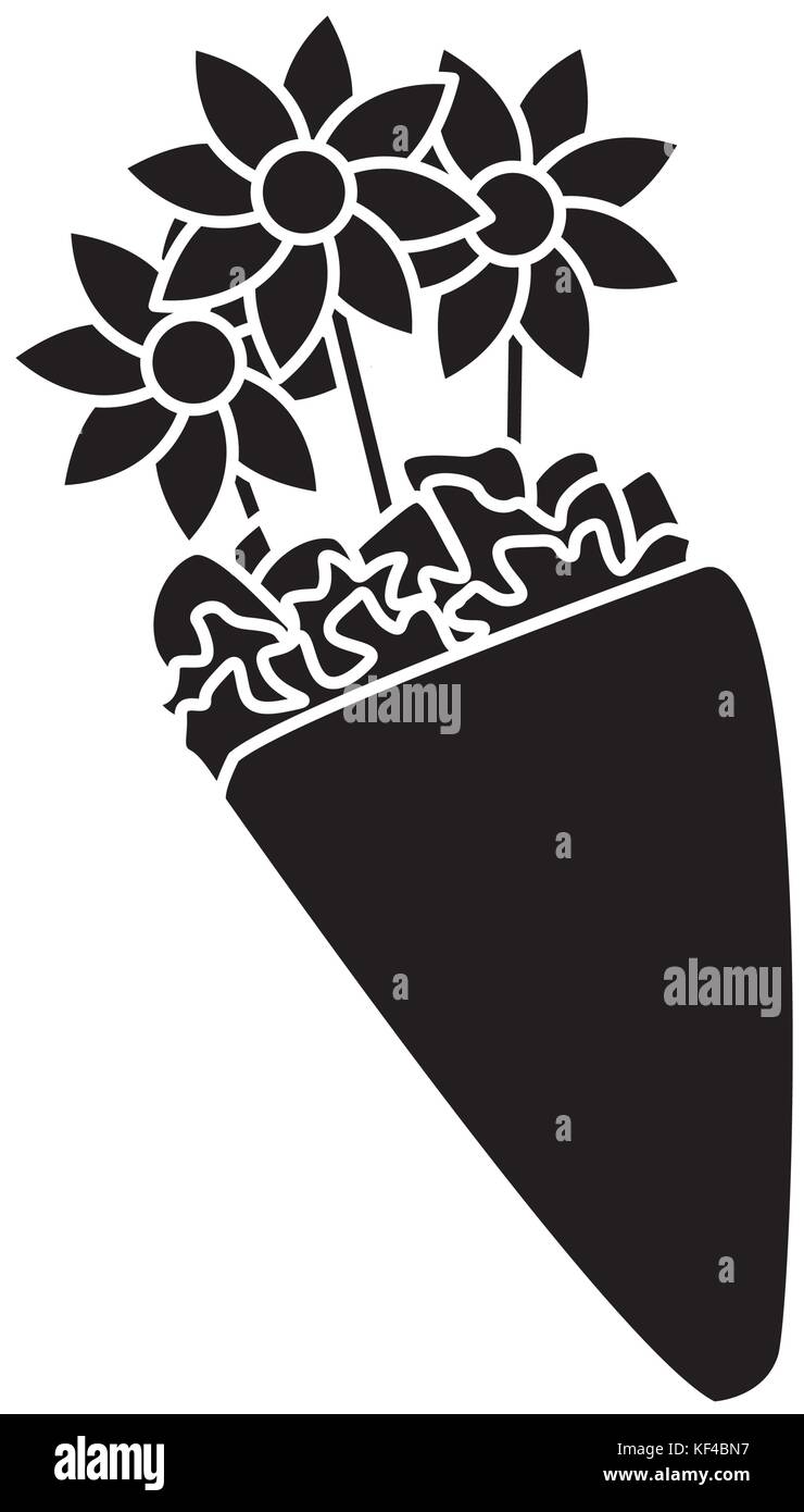 Beautiful flower symbol Stock Vector Image & Art - Alamy