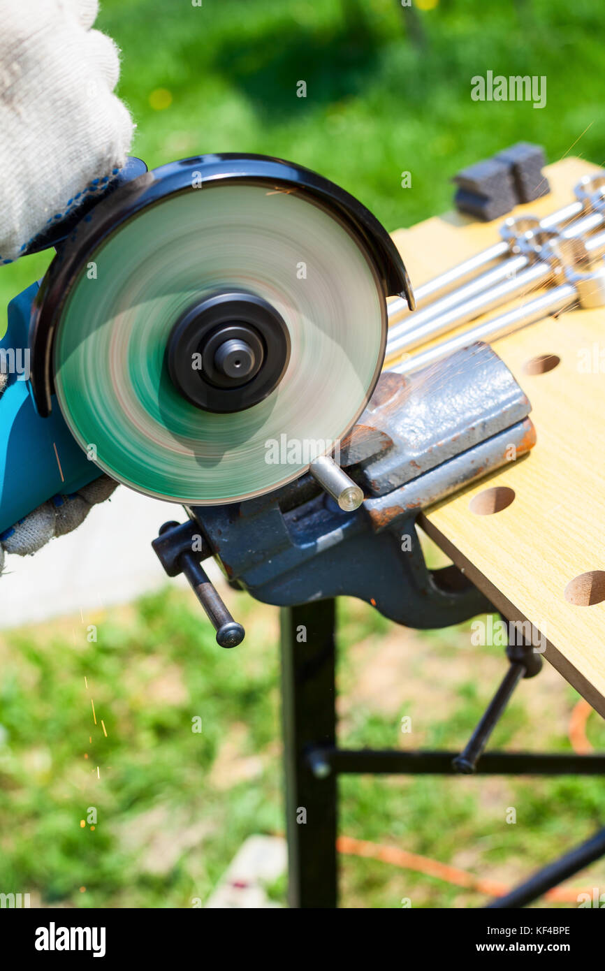 Handheld disc cutter hi-res stock photography and images - Alamy