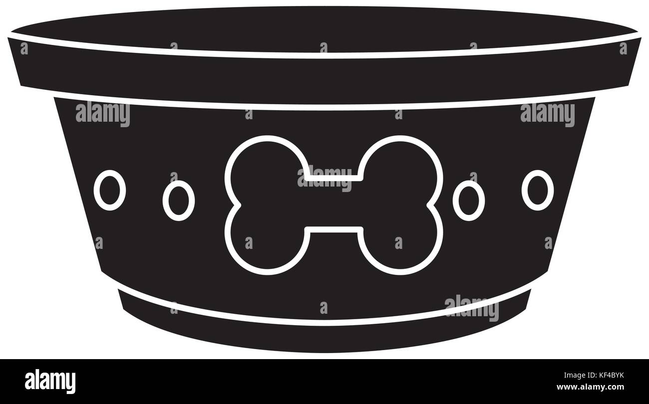 Hungry cat empty bowl Stock Vector Images - Alamy