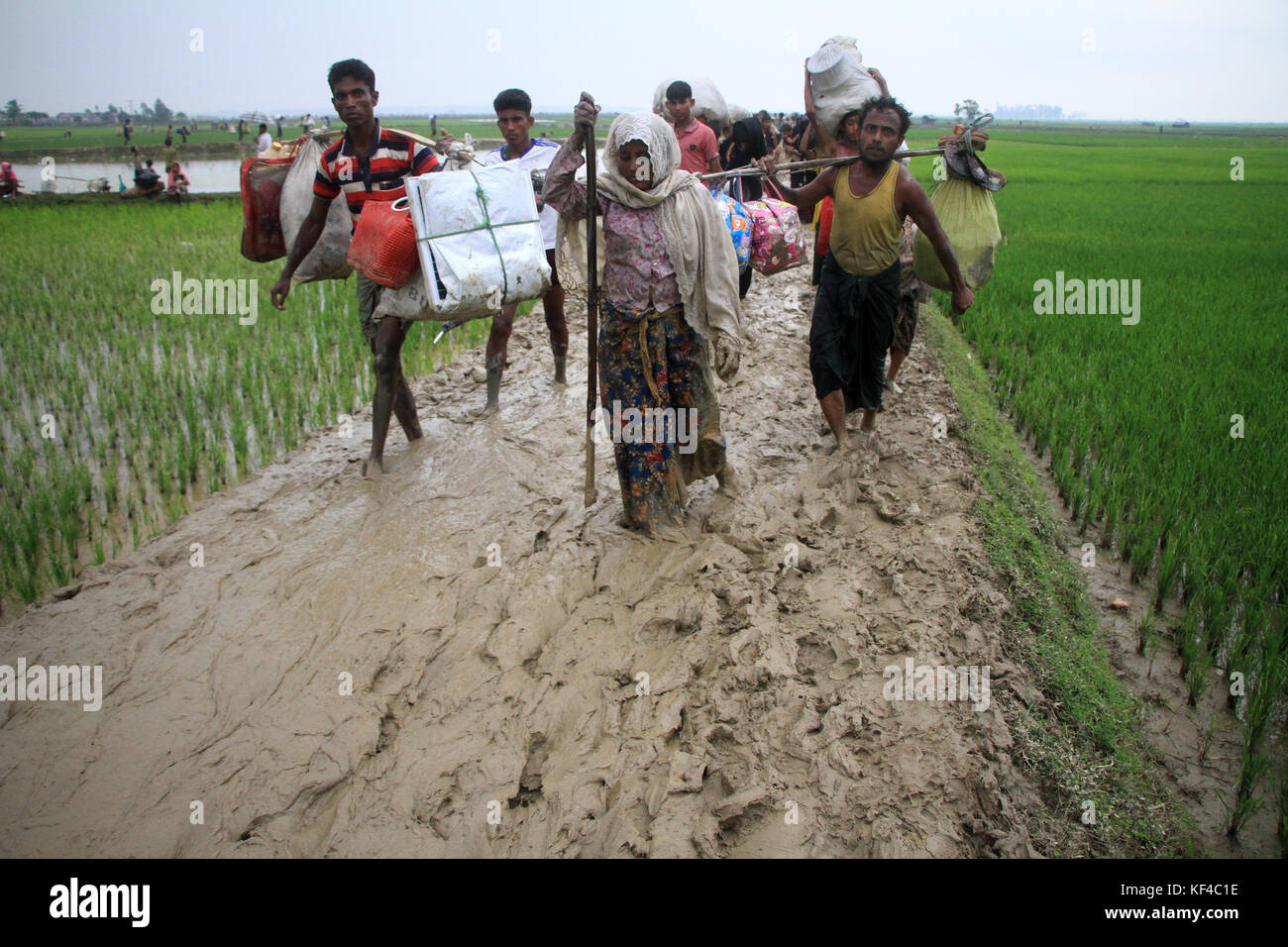 Bangladesh: Rohingya refugees fleeing military operation in Myanmar’s ...