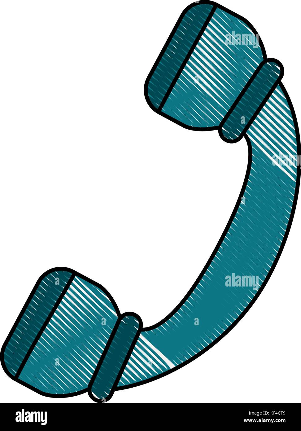 Telephone communication device Stock Vector Image & Art - Alamy