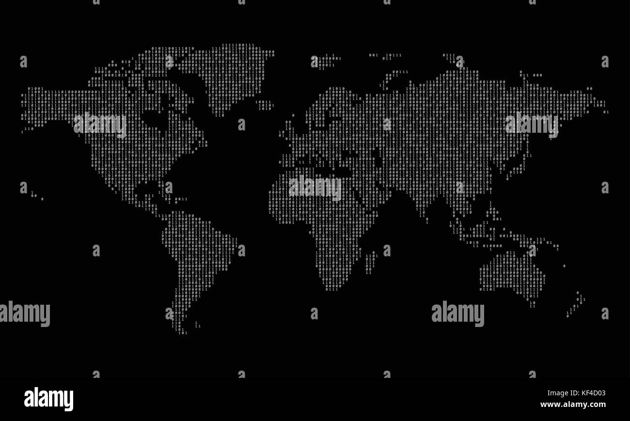 World map made from binary data code Stock Vector Image & Art - Alamy World map made from binary data code Stock Vector Image & Art - Alamy